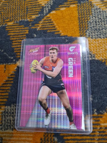 Tom Green GWS Giants 2022 Select AFL Footy Stars Prestige Pink Parallel ...