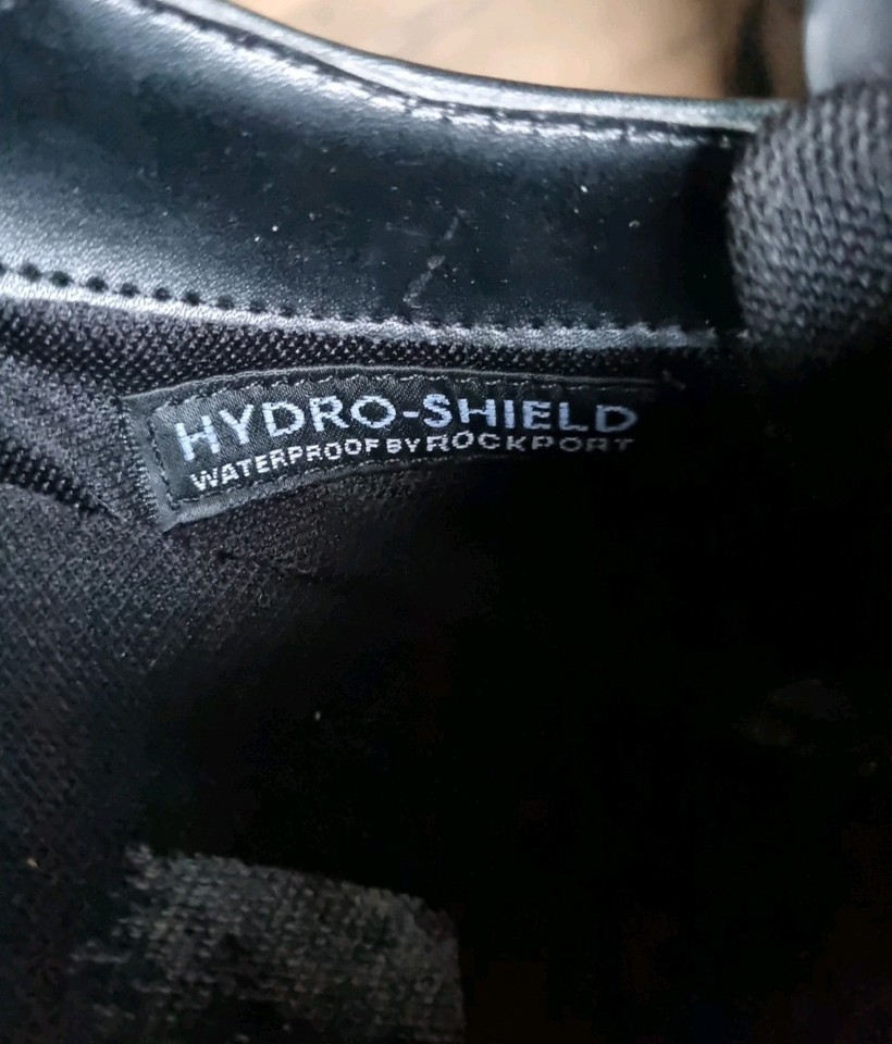 Rockport Northfield Hydro Shield Waterproof Men's Size UK 10 Black ...