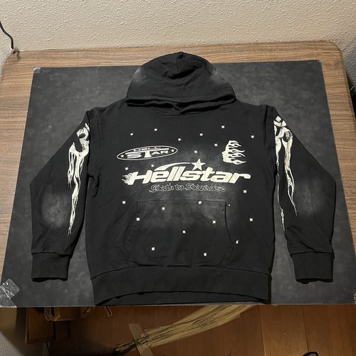 Hellstar Overseas Exclusive Tour Hoodie Exclusive Hoodie Street Couture Medium | eBay