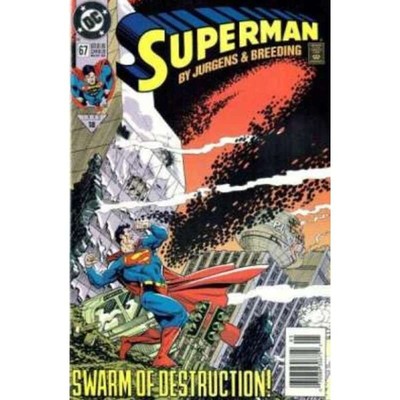 Superman #67 Newsstand - 1987 series DC comics VF+ Full description below [n | eBay