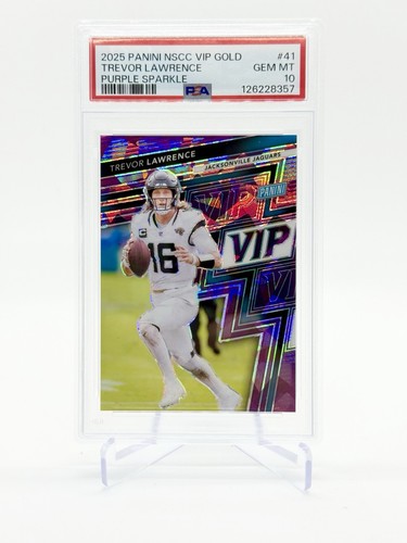 2025 Panini NSCC VIP Gold Packs Trevor Lawrence Purple Sparkle #/50 ...