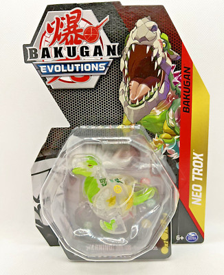Bakugan Evolutions Neo Trox Figure Clear Diamond Edition Turtle Rare ...