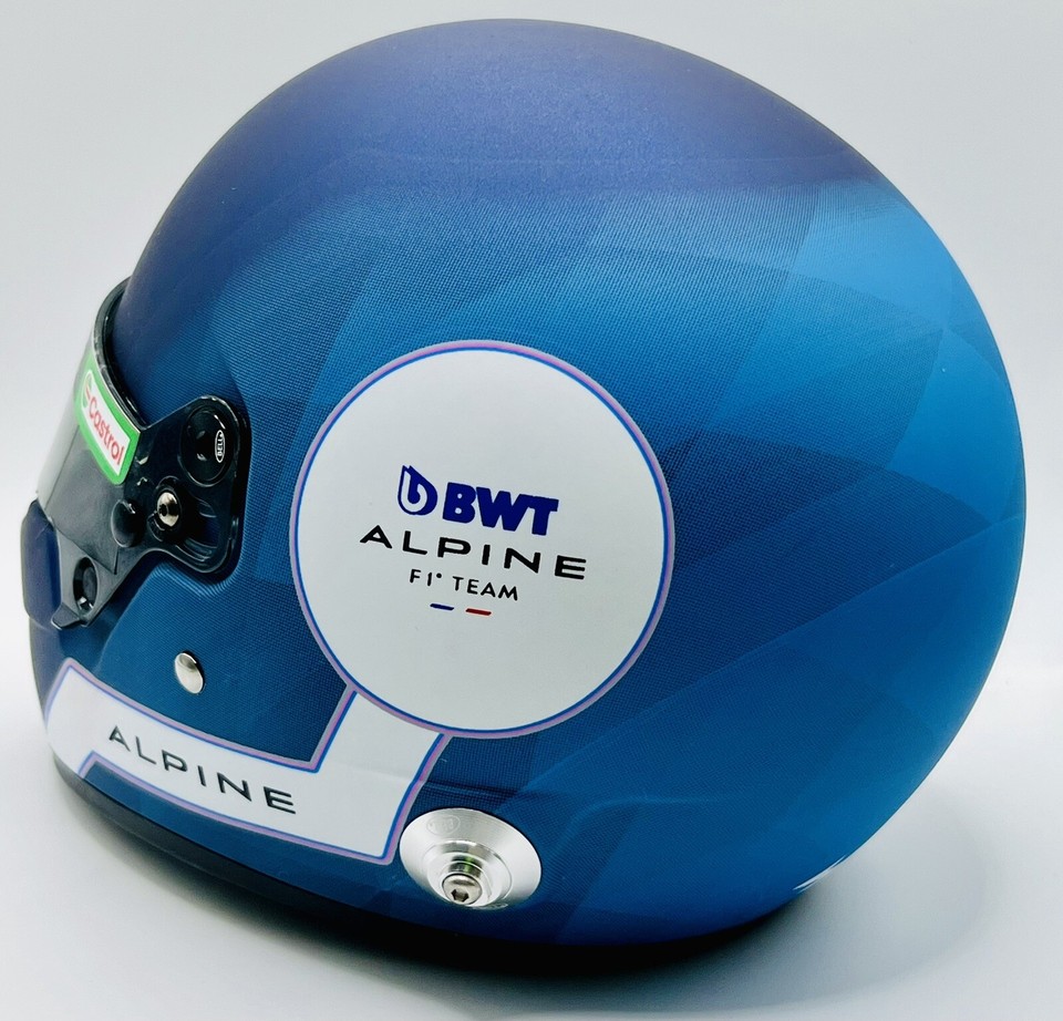 F1, FRANCO COLAPINTO SIGNED ALPINE PROMOTION BELL HELMET | eBay