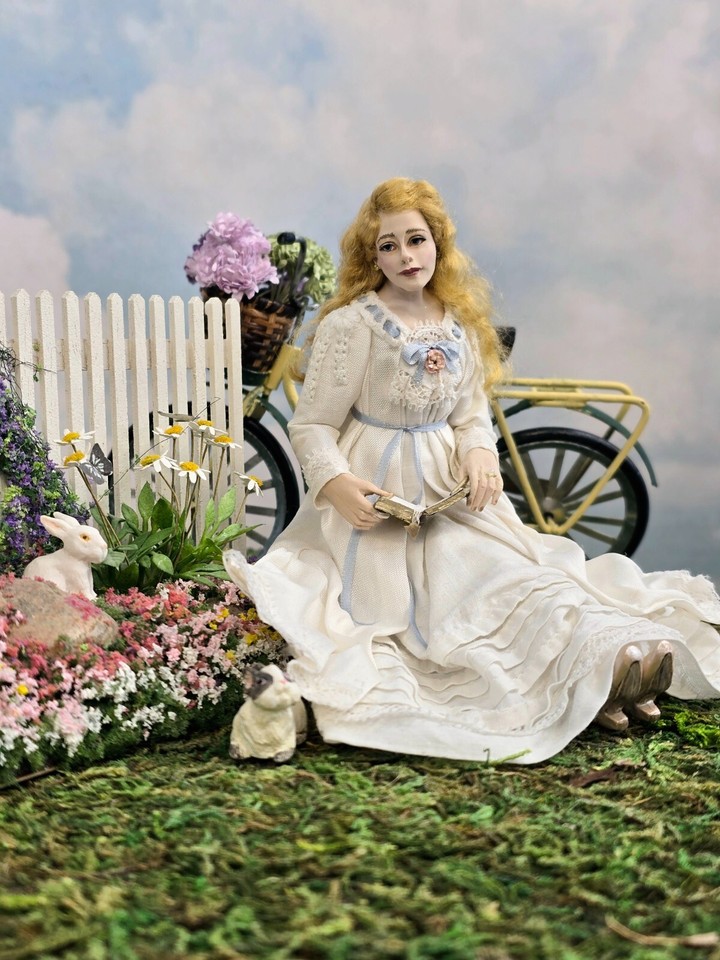 Artisan Miniature Dollhouse Doll Original Marcia Backstrom Summer ...