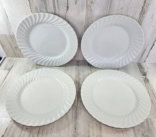 Johnson Brothers Regency White 4 Dinner Plates Made In England ...