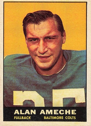 ALAN AMECHE 1961 TOPPS FOOTBALL #3 | eBay