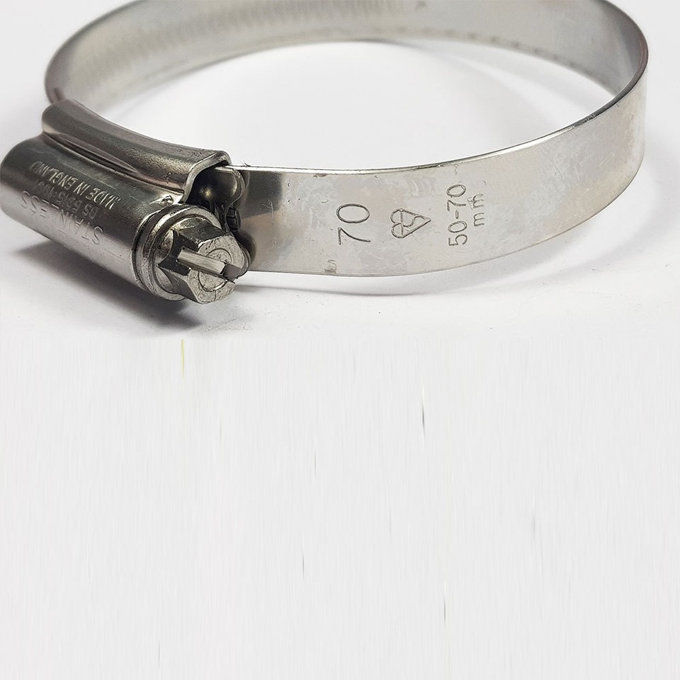 Stainless Steel Hose Clips Jubilee Equiv 50mm-70mm JCS Hi-Grip 3 Tubing ...