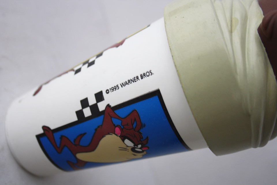 RARE VINTAGE 1995 TAZ DRINKING FLASK WATER BOTTLE KIDS DRINKWARE ...