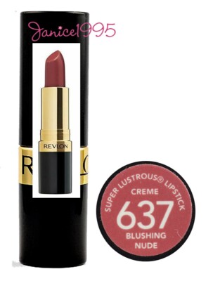 REVLON Super Lustrous Lipstick Creme #637 BLUSHING NUDE | eBay Australia