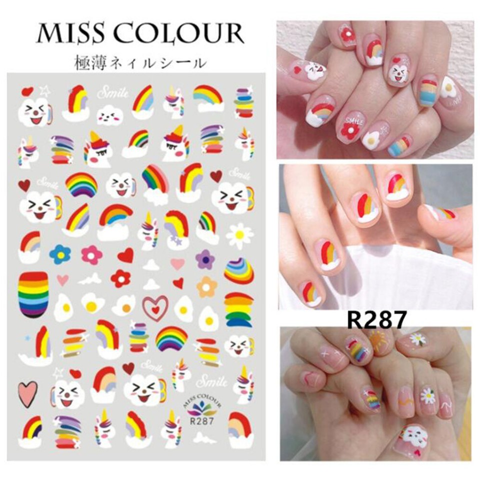 31 Different Styles Nail Stickers Waterproof Nail Art Design DIY Decals ...