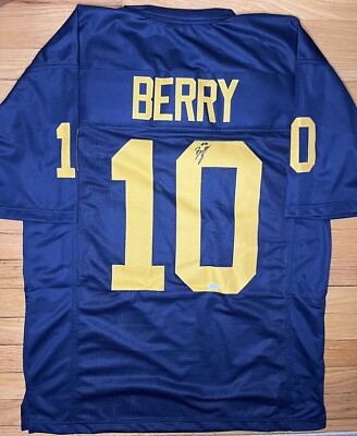 Zeke Berry Signed Custom Michigan Wolverines Jersey JSA COA | eBay