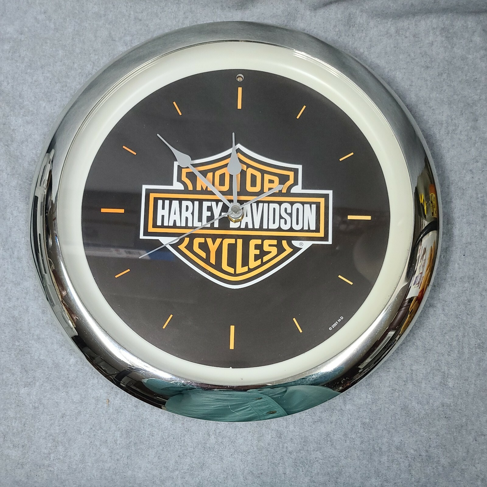 2001 Harley Davidson Motorcycle Rev Throttle Sounds Speaker Wall Clock ...