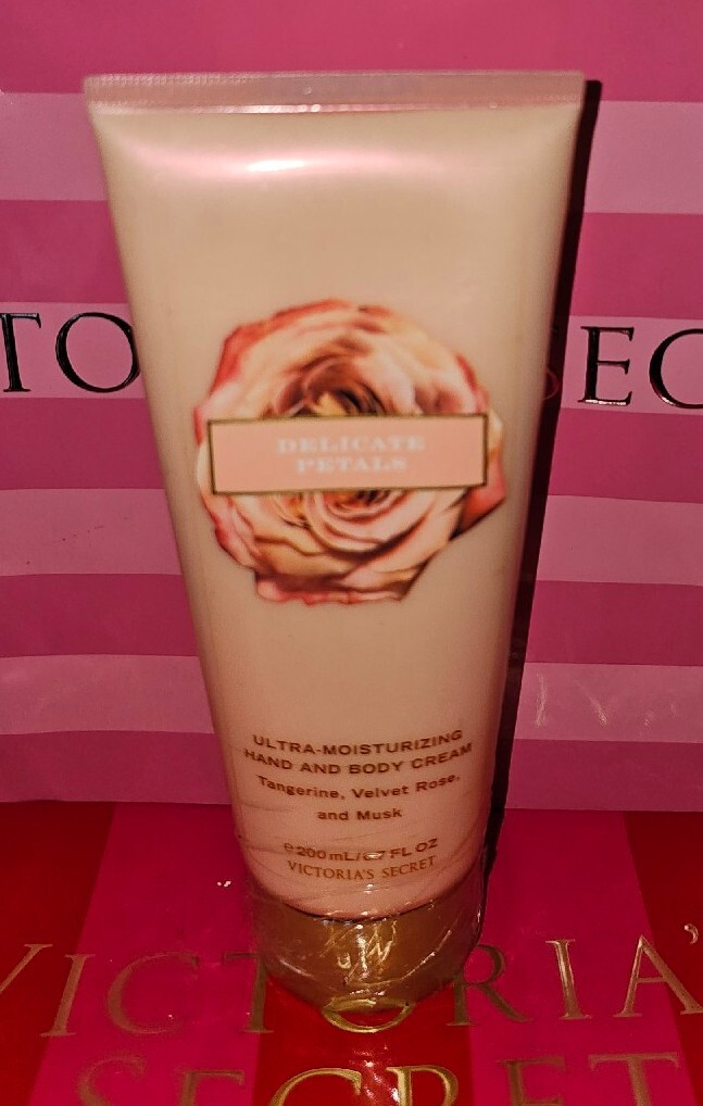 NEW Victoria's Secret DELICATE PETALS Moisturizing Hand Body Cream 6.7 ...