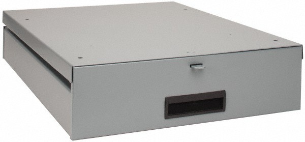 Under-Bench Workshop Utility Drawer with Lock Hasp 24" Deep x 18" Wide ...