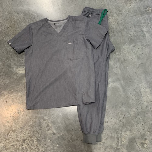 Figs Scrub Set Technical Collection Medium Grey Top And Pants Tansen ...