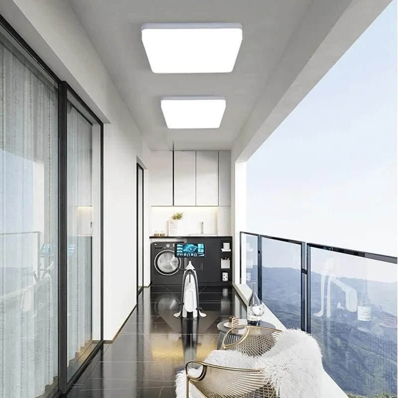 96W LED CEILING LIGHT PANEL DOWN LIGHTS BATHROOM KITCHEN LIVING ROOM ...