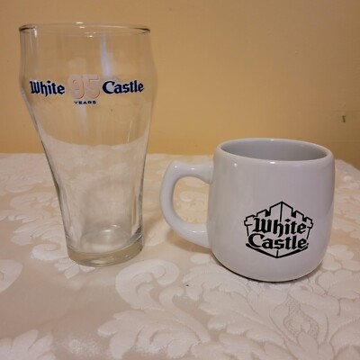 White Castle Tea Coffee Mug And White Castle Coca Cola 17oz Glass Both ...