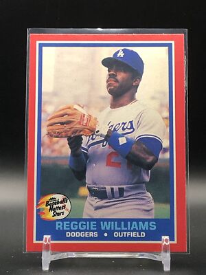 1987 Fleer Baseball's Hottest Stars #42 Reggie Williams | eBay