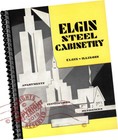 Elgin Stove MFR 1930 Samples CATALOG Steel Cabinet Design Metal Kitchen ...