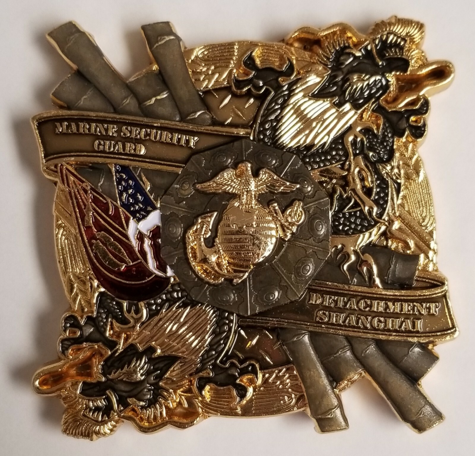 USMC Marine Security Guard Det BATTALION MSG-Det SHANGHAI CHINA US ...