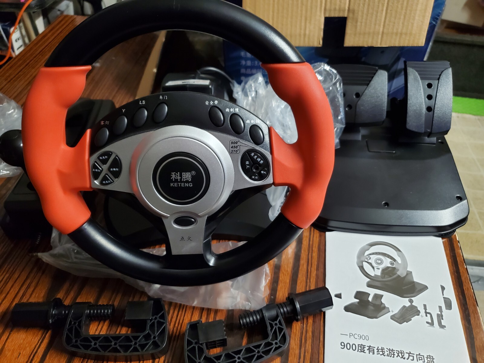 Learn driving game steering wheel ，usb 3.0 For Pc | eBay