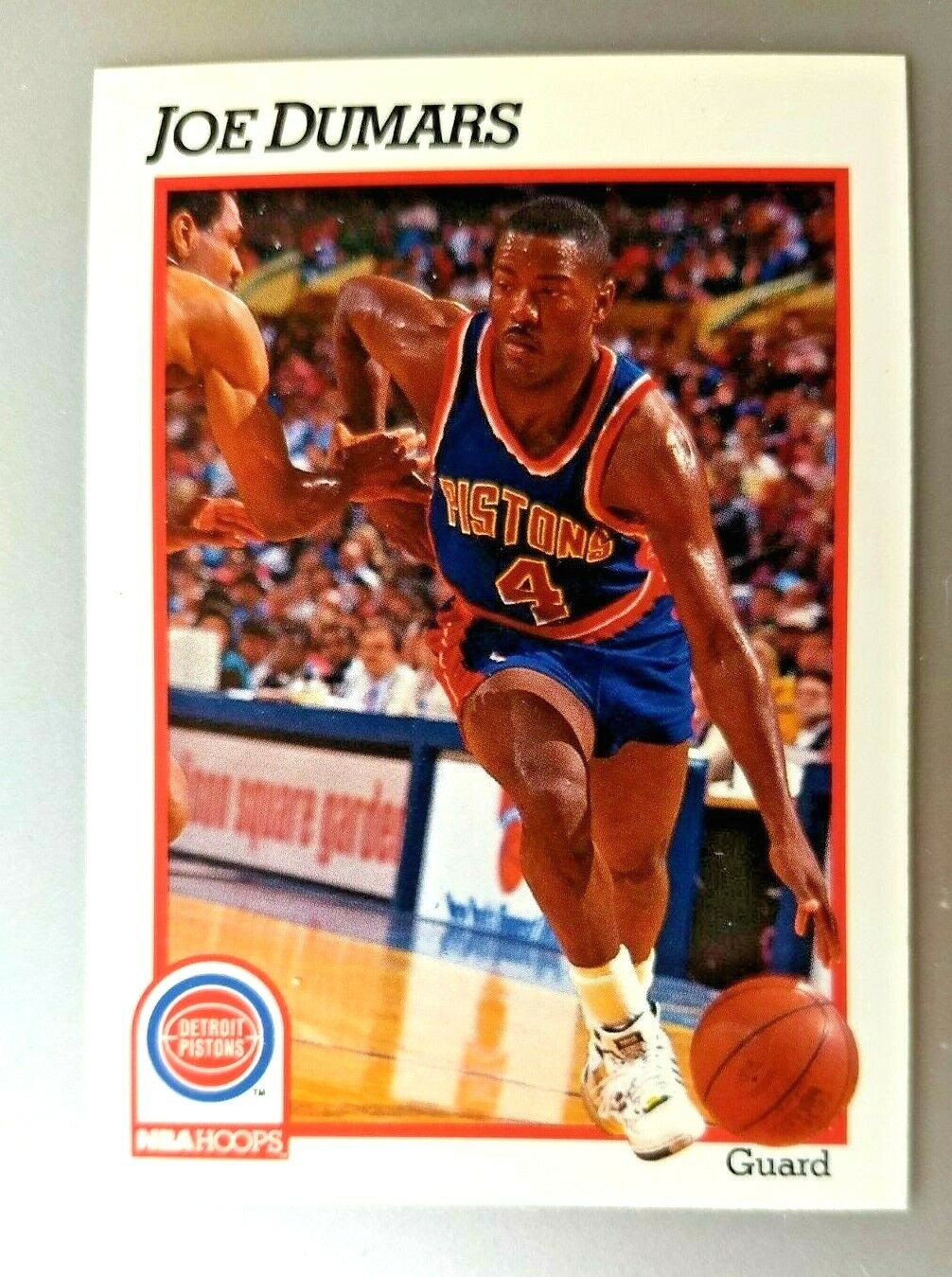 1991-92 NBA HOOPS JOE DUMARS CARD#60 NR-MINT DETROIT PISTONS BAD BOYS ...