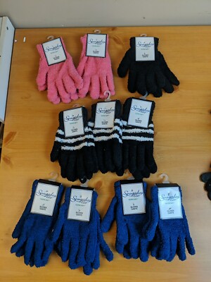 Lot of 10 NEW Unisex One Size Super Soft Gloves by Snugadoo too | eBay