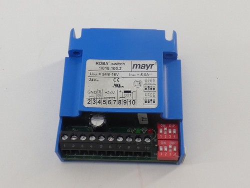 Mayr 8185947 ROBA-Switch Fast-Switching Module 1/018.100.2 24V 5A 24/6 ...