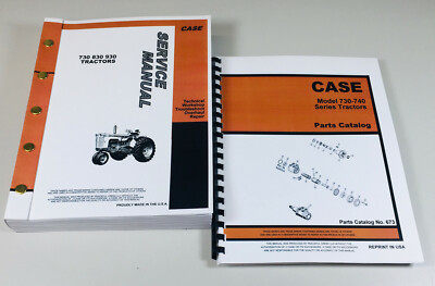 Case 730 731 732 733 734 Tractor Service Repair Manual Parts Catalog ...