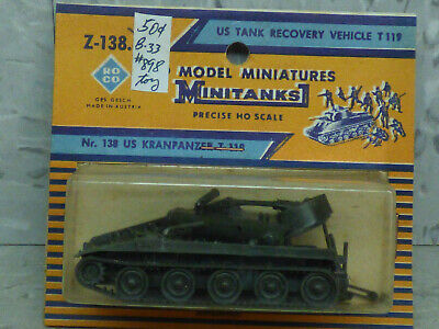 Roco Minitanks (NEW) 1/87 Modern US T-119 Tank Recovery Vehicle Lot ...