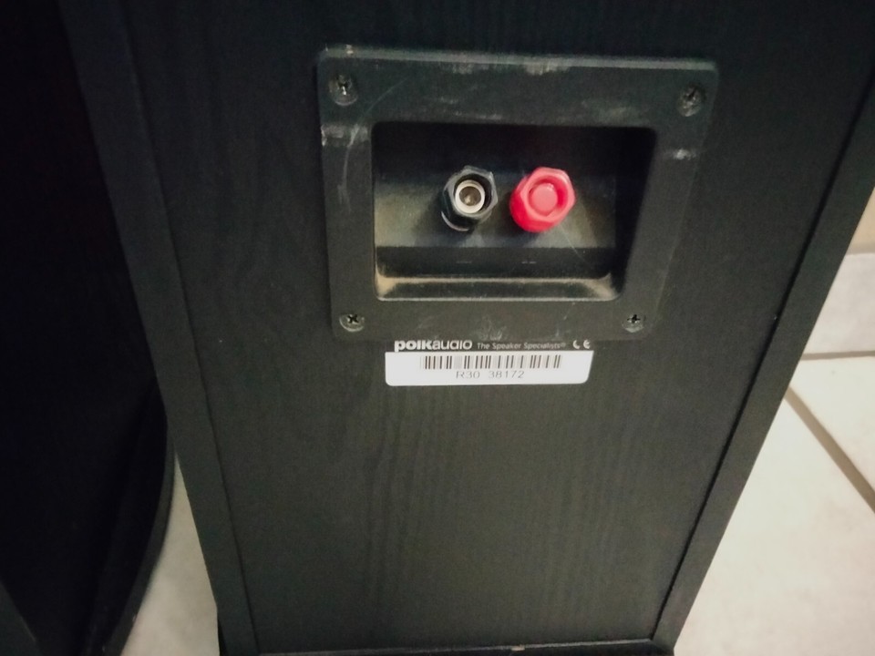 Polk Audio R30 Two Way Video Shielded Floor Standing Speakers | eBay