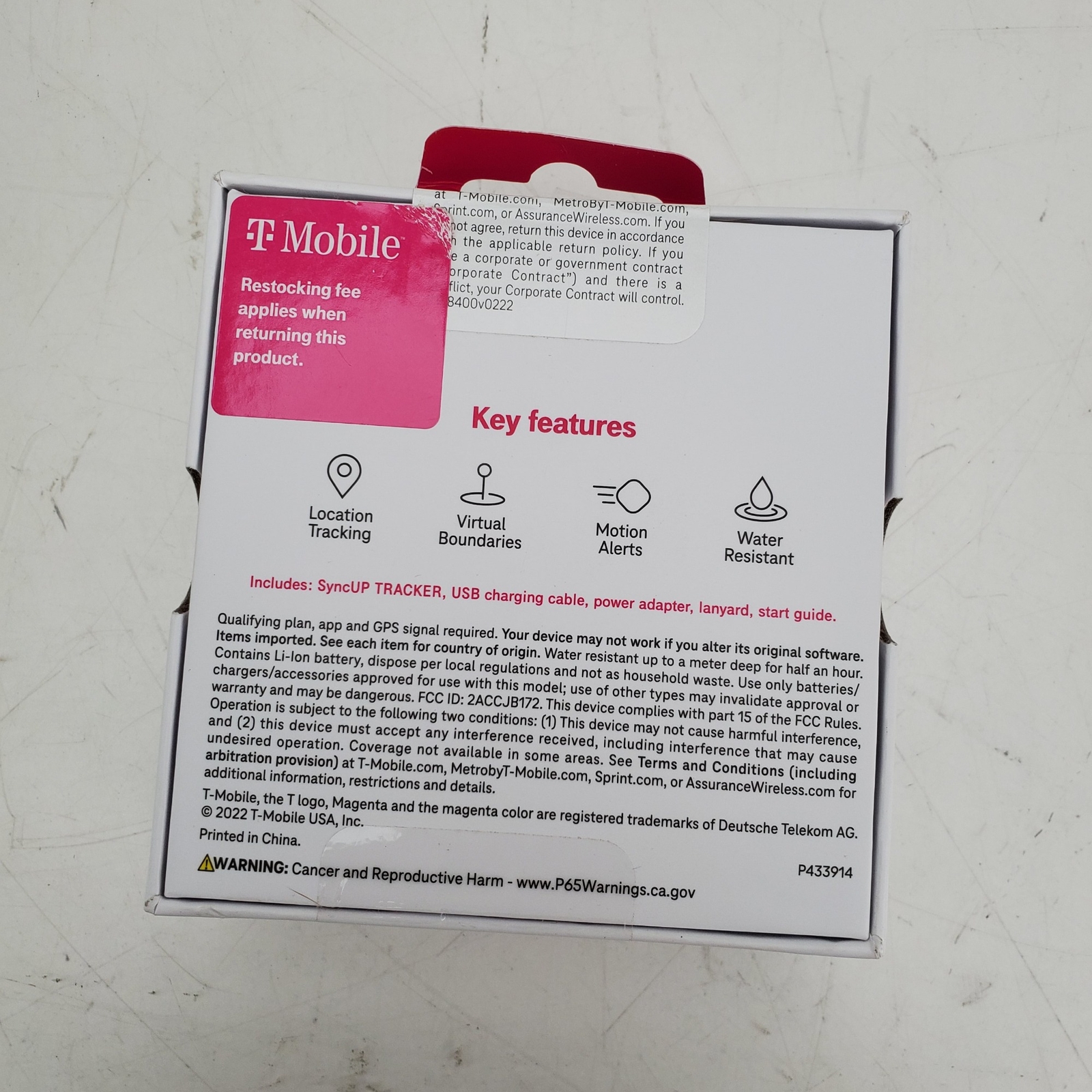T-Mobile SyncUP Tracker TCL MK40 TRACKER2 128MB GRY KIT - New | eBay