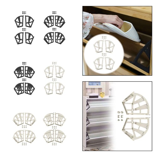2Pcs Shoes Drawer Cabinet Hinges Durable Shoe Rack Hinges for Living ...