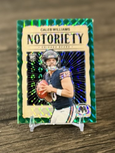 2024 Panini Mosaic - Notoriety Green Mosaic Prizm #18 Caleb Williams ...