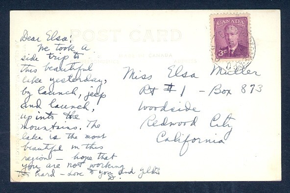 CANADA EDMONTON & PR GEORGE RPO/NO6 JASPER PPC TO USA | eBay