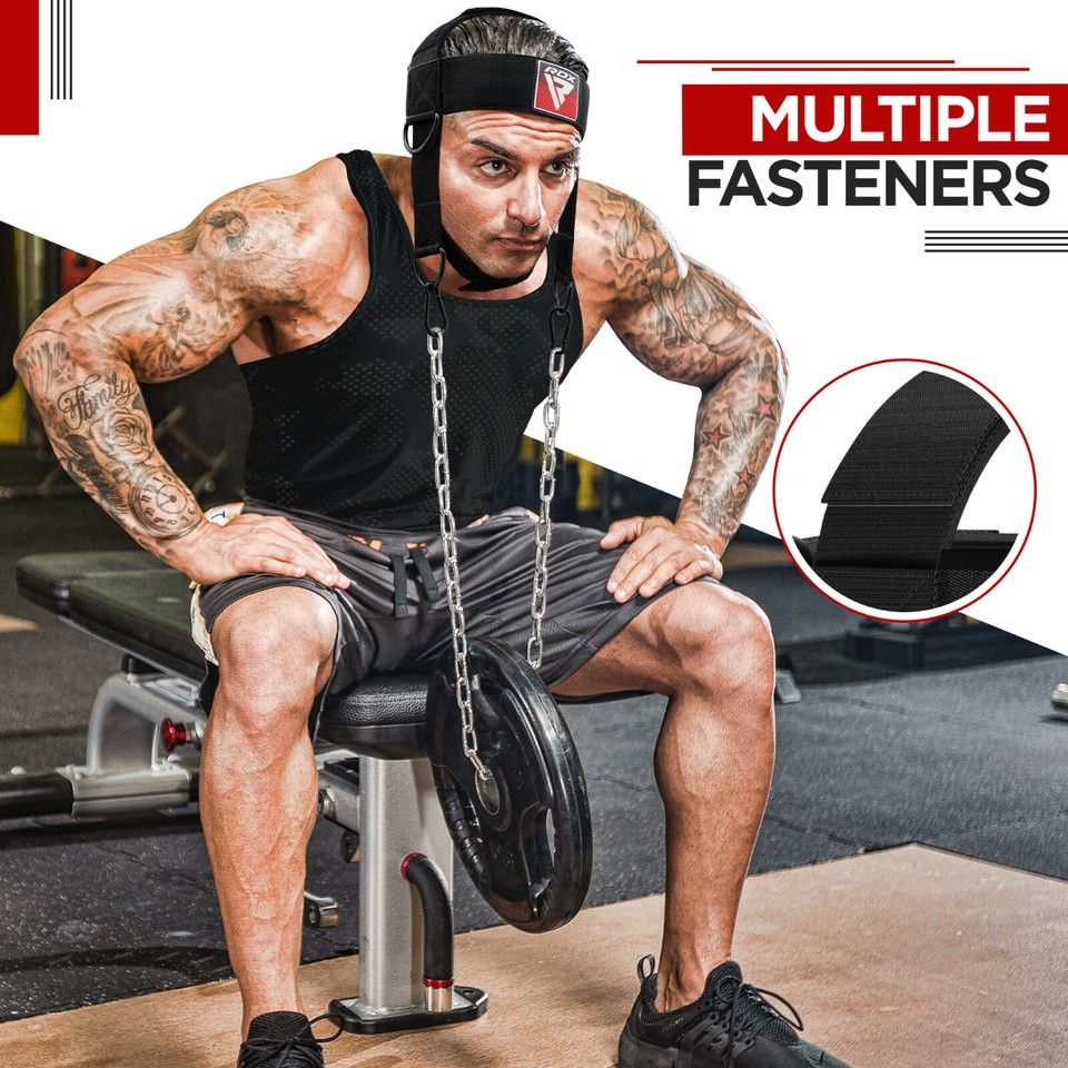 Head Harness by RDX, Gym, Workout Equipment, Weight Training, Neck ...