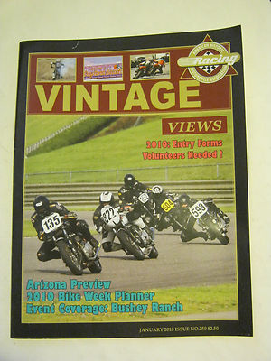 January 2010 issue 250 Vintage Views AHRMA Magazine (BD-44) | eBay