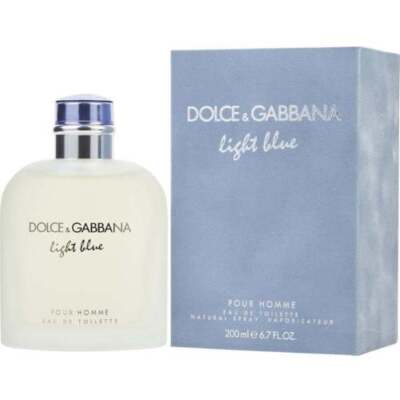 D & G Light Blue EDT Spray 6.7 Oz For Men by Dolce & Gabbana ...