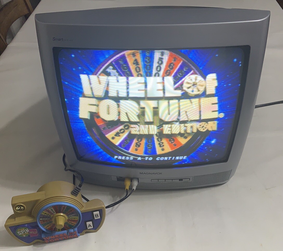 Philips Magnavox 13" CRT TV Retro Gaming Tested A/V Front Inputs Tested ...