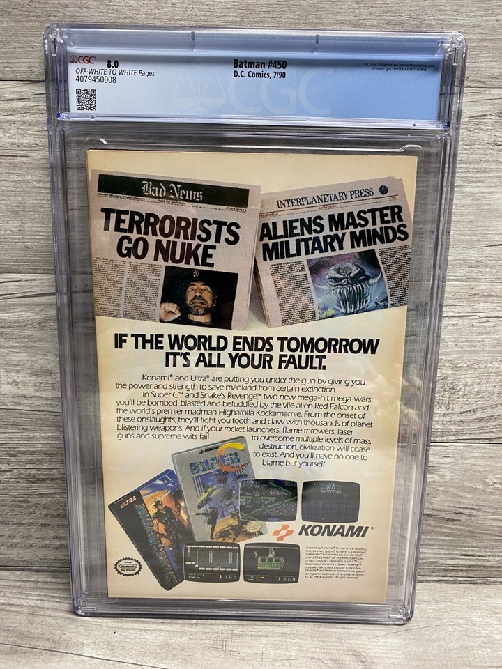 Batman #450 CGC 8.0 Joker Origin! DC Comics 1990 | eBay