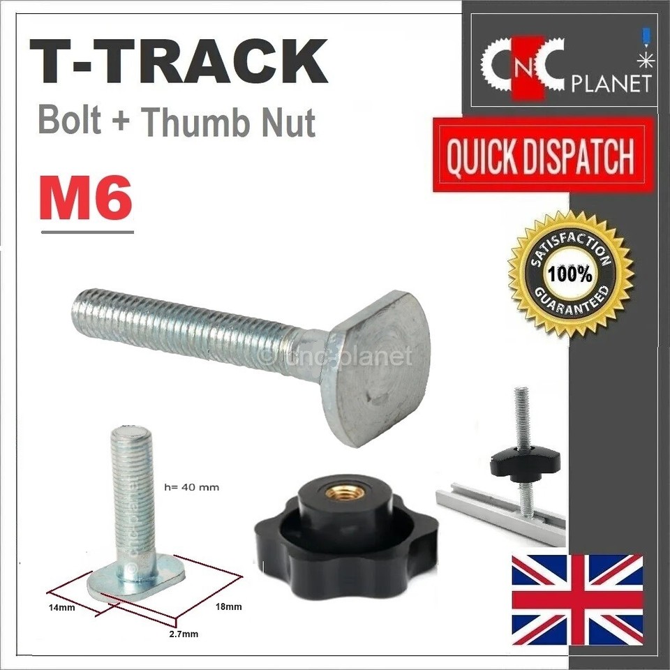 T bolt M6 M8 Thin Head screws bolt for T slot track profile roof rack ...