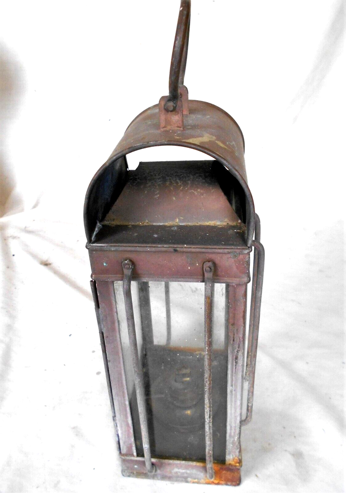 ANTIQUE BRASS HAND HELD LANTERN | eBay