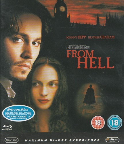 FROM HELL Blu-ray 2001 Johnny Depp/Heather Graham/Ian Holm/Robbie Coltrane | eBay