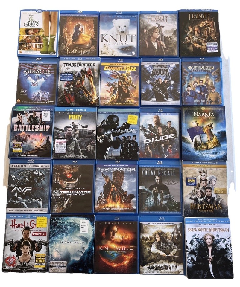 100 + Blu Ray Lot LOTS OF TITLES Drama Comedy Some Sealed | eBay