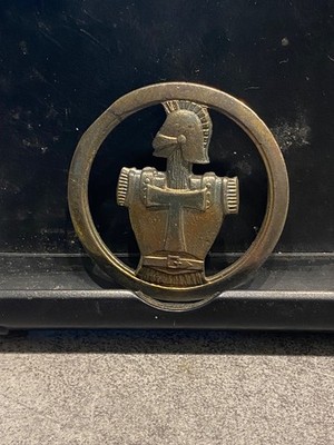 French Cap Badge/Genie-Engine Corps/Silver color/Original | eBay Australia