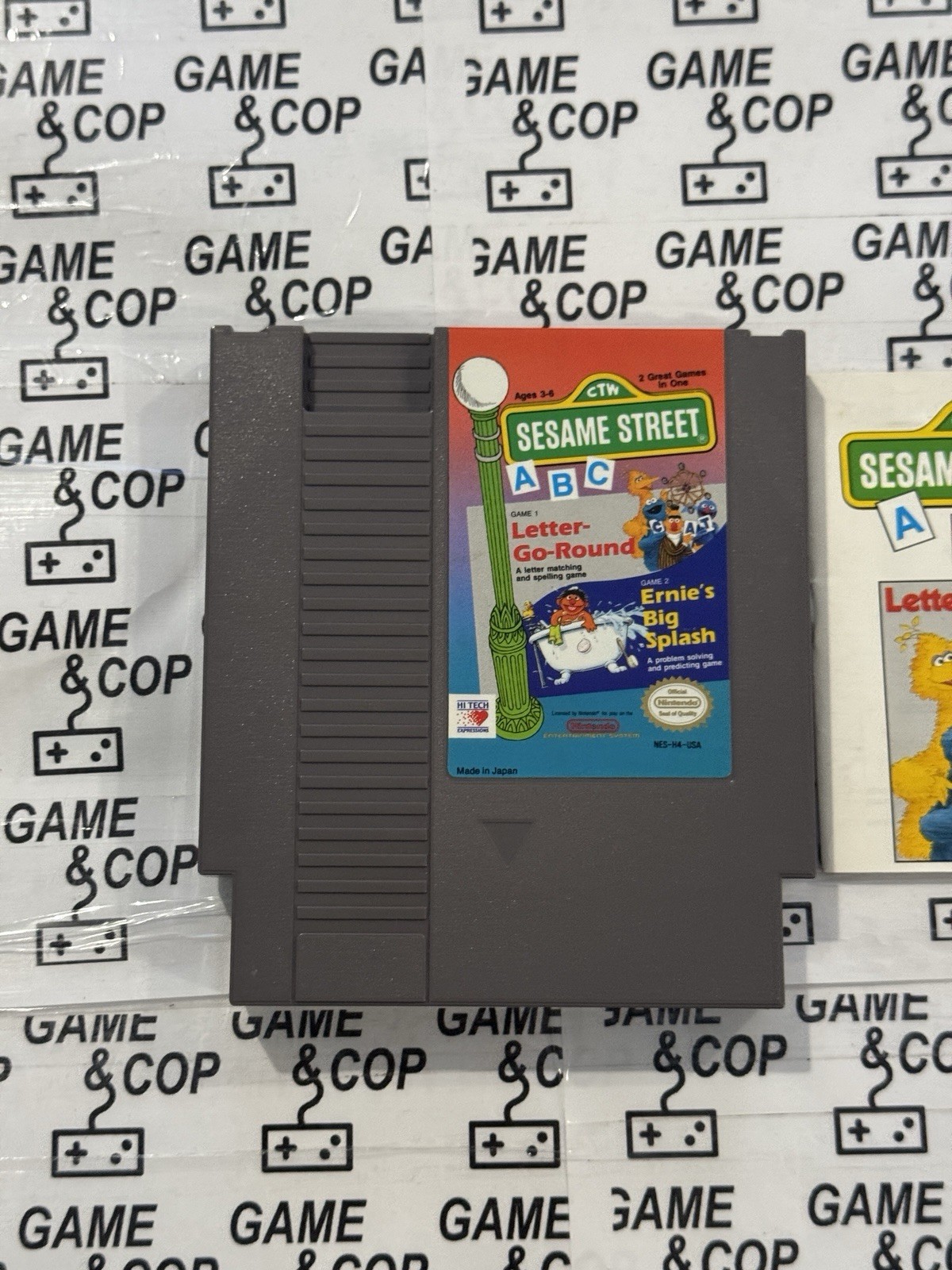 Sesame Street: ABC Letter Go Round - Nintendo NES With Manual ...
