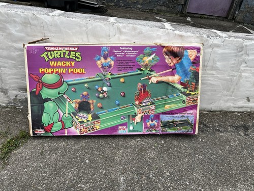 Vintage Teenage Mutant Ninja Turtles Classic Collection Pool Table TMNT ...