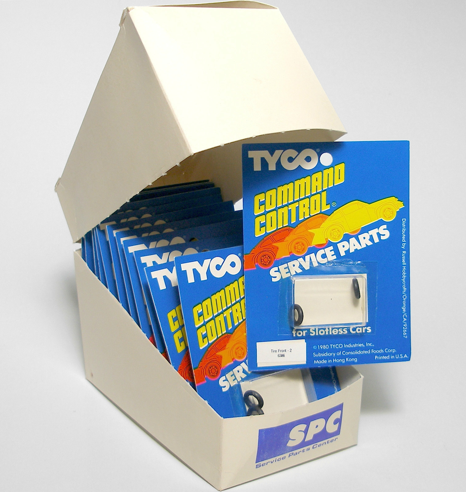 24pc 1980 TYCO Slot Car Command Control TCR SLOTLESS FRONT TIRES 6386 ...