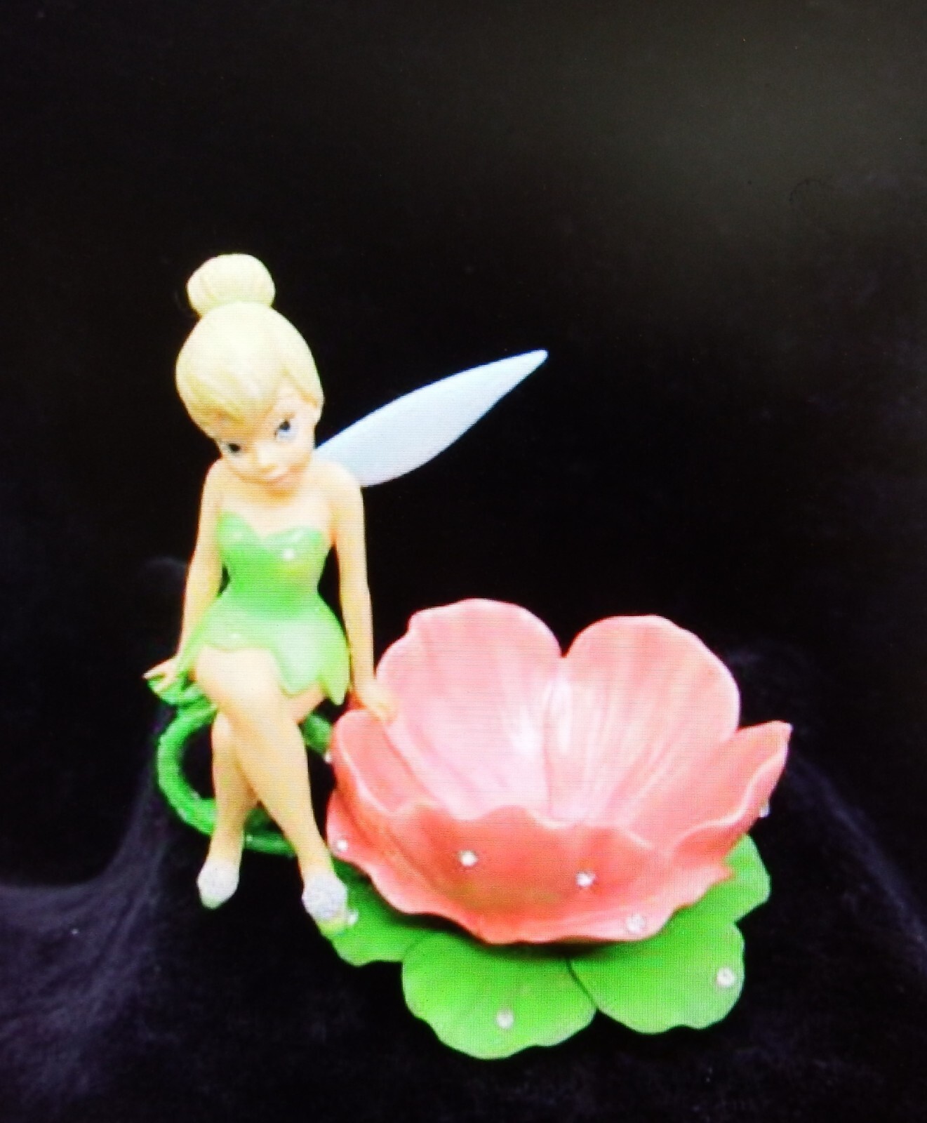 RARE Hamilton Collection Tinker Bell "A Little Cup of Peonies" NEW ...