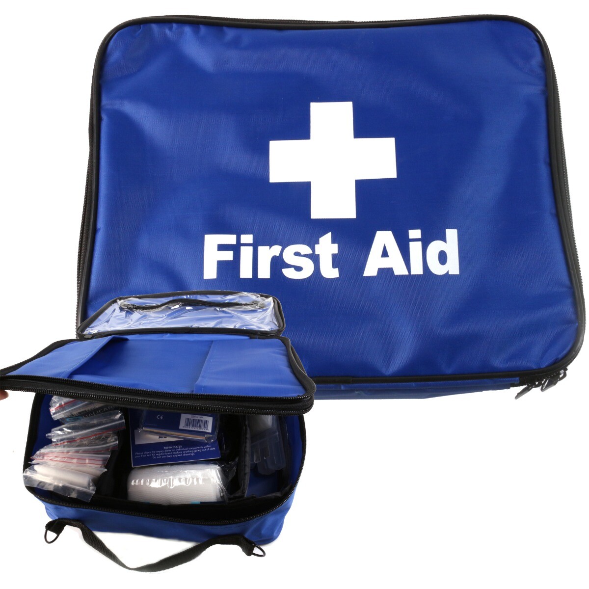 EMERGENCY GRAB BAG KIT First Aid Response Medical Carry Pouch Home ...